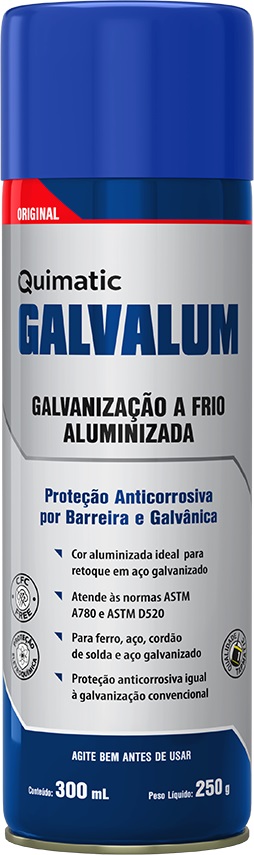 Composto para galvanização a frio, Galvalum, spray, 300 ml, QUIMATIC ...